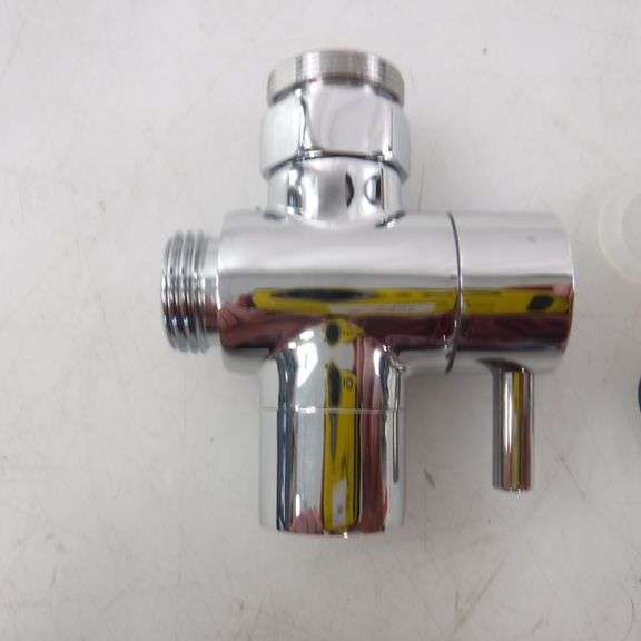 Tecmolog Sink Valve Diverter Faucet Splitter Brass Faucet Adapter 3 Way