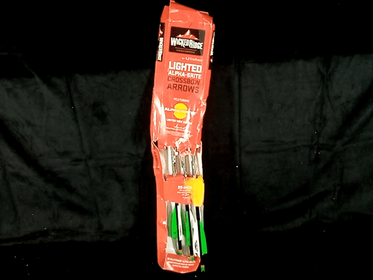 Wicked Ridge XX75 Alpha-Brite Aluminum Arrows 20 inch .003 inch 3 Pack ...