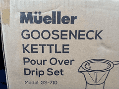 Mueller Electric Gooseneck Tea Kettle - Pour Over Drip Set, GS-710 ...