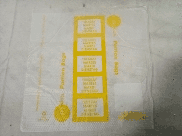 Daydots Tuesday 7" x 7" Portion Bags Fold/Loose - 1000Ct - Dutch Goat