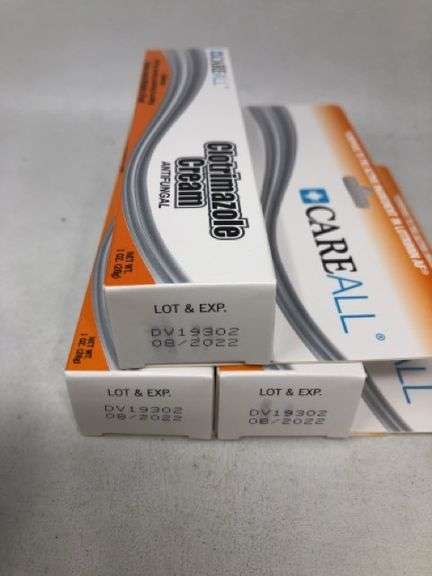 Lot of 3 CareALL® 1.0 Oz. Clotrimazole Antifungal Cream 1%, Cures Most ...