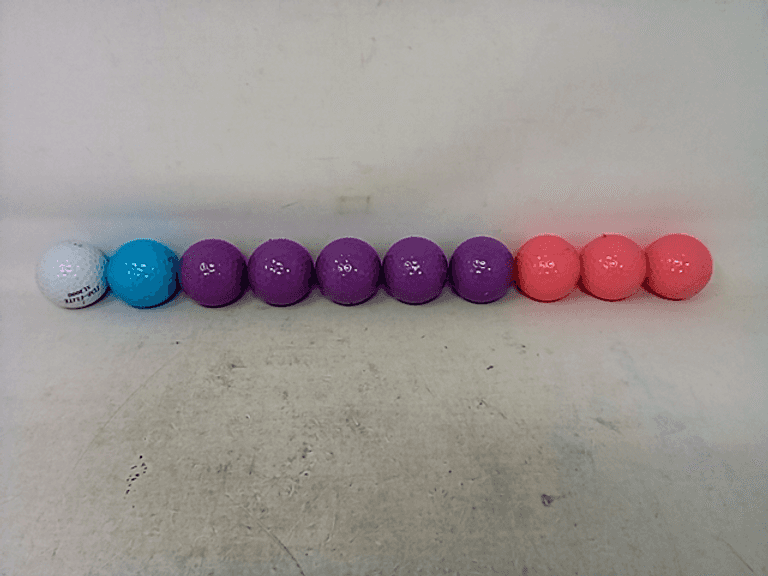 Assortment of 10 Golf Balls - Assorted Colors - Dutch Goat