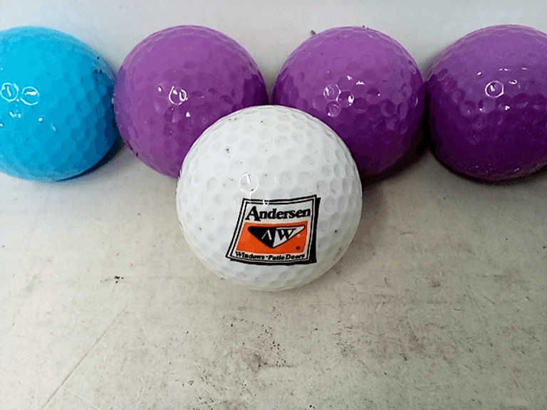 Assortment of 10 Golf Balls - Assorted Colors - Dutch Goat