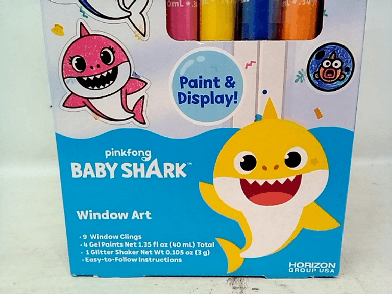 Baby Shark Window Clings, Pinkfong, Nickelodeon, Window Art by Horizon ...