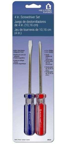 Lot Of 3 Helping Hand Screwdriver Phillips Straight FQ 20123 2 Per Pack ...