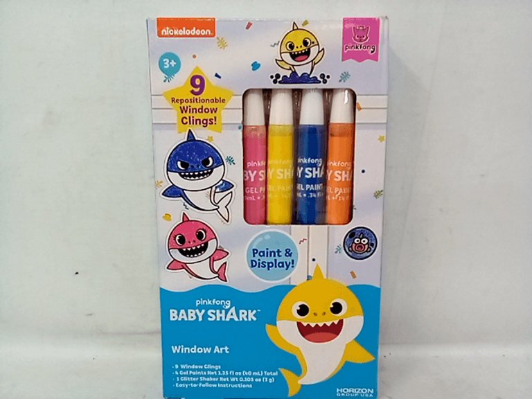 Baby Shark Window Clings, Pinkfong, Nickelodeon, Window Art by Horizon ...