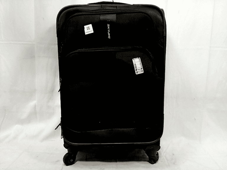 Skyline Rolling Suitcase - Black - Dutch Goat