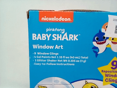 Baby Shark Window Clings, Pinkfong, Nickelodeon, Window Art by Horizon ...
