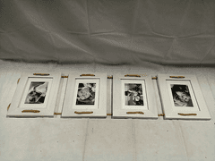DLQuarts 4-Slot Picture Hanging Frame Set - Dutch Goat