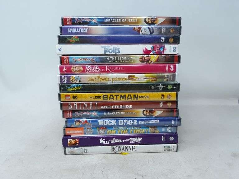 Assortment of 15 Children's DVD Movies - Assorted Ratings - Dutch Goat