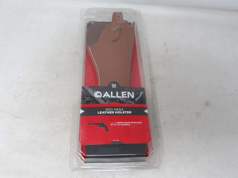 Allen Red Mesa Leather Holster - Fits Large Frame Revolvers up to 7.5 ...