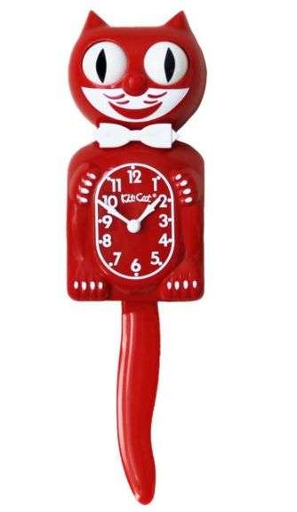 The Original Kit-Cat Clock With Rolling Eyes & Wagging Tail Limited ...