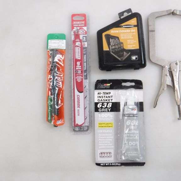 Assortment Of Tools - Vise-Grip, Warrior Screw Extractor Set 10/Piece ...