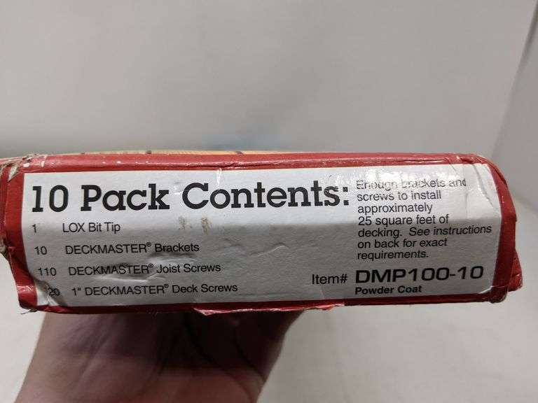 Grabber Deckmaster Premium Hidden Deck Fastening System - 10 Pc ...