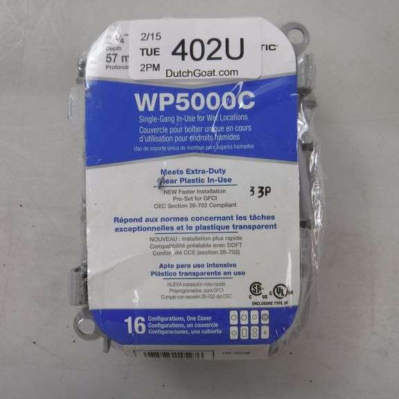 Intermatic In-Use Cover - Weatherproof - WP000C - Dutch Goat