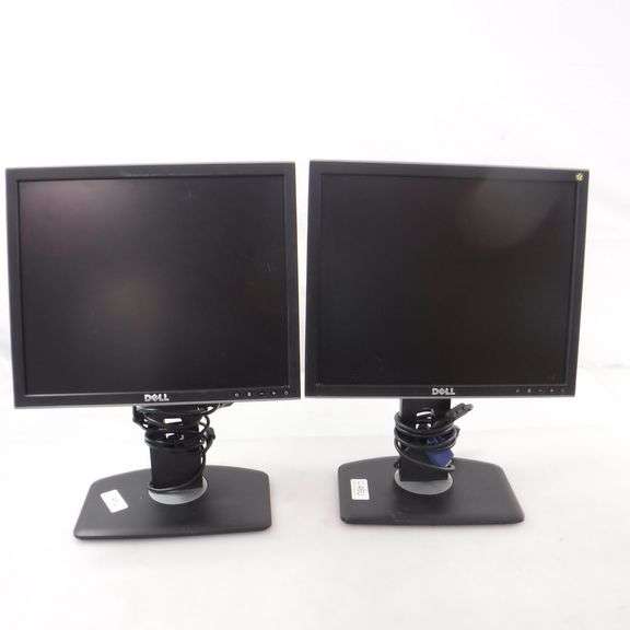 Lot Of 2: Dell 1707FPt 17" 1280 x 1024 Resolution 60 Hz LCD Flat Panel ...