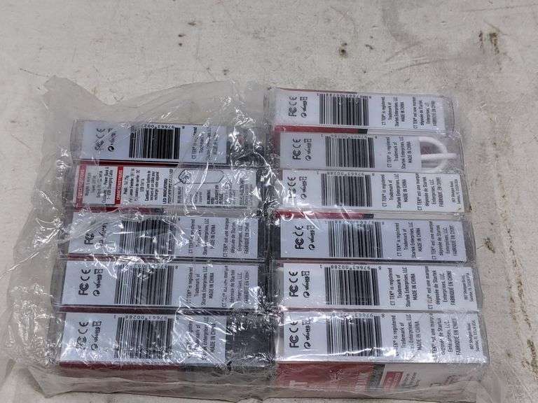 Lot Of 7 CT TEK USB Universal Portable Power Bank W/ LED Indicators ...