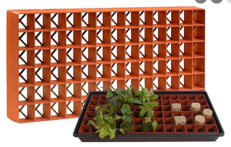 Lot Of 5: Grodan Gro-Smart Tray Insert 10" x 20" - Dutch Goat