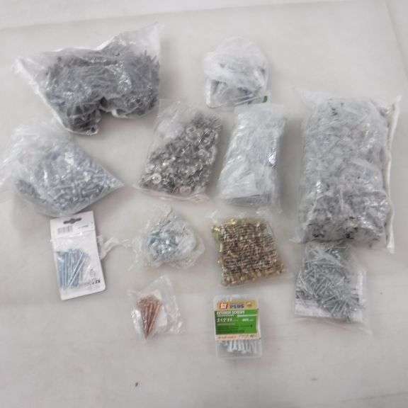 Assortment of Screws: Variety of Sizes and Styles - See Pics For ...