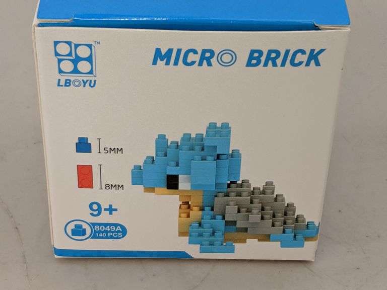 Assortment of 2 Micro Brick Characters - Pokémon Figures Both Blue ...