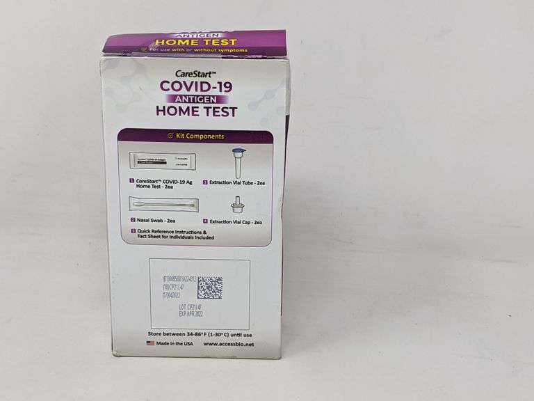 Lot Of 2- Access Bio: Covid-19 Antigen Home Test - Dutch Goat