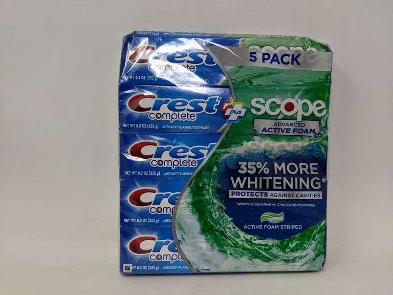 5 Pack Crest Complete Toothpaste - Dutch Goat