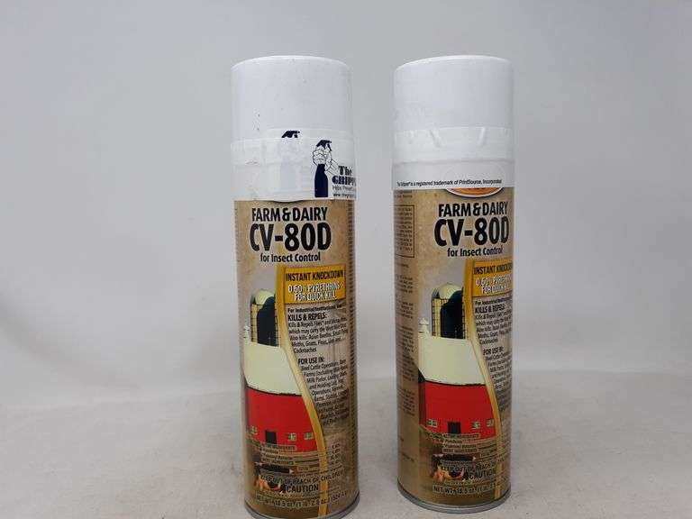 Lot of 2 The Gripper Farm and Dairy CV-80D for Insect Control - 18.5 oz ...