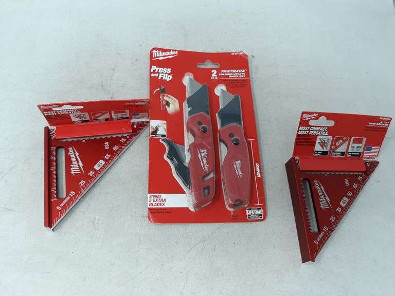 Assortment of 3 Milwaukee Tools - Red Color - Dutch Goat