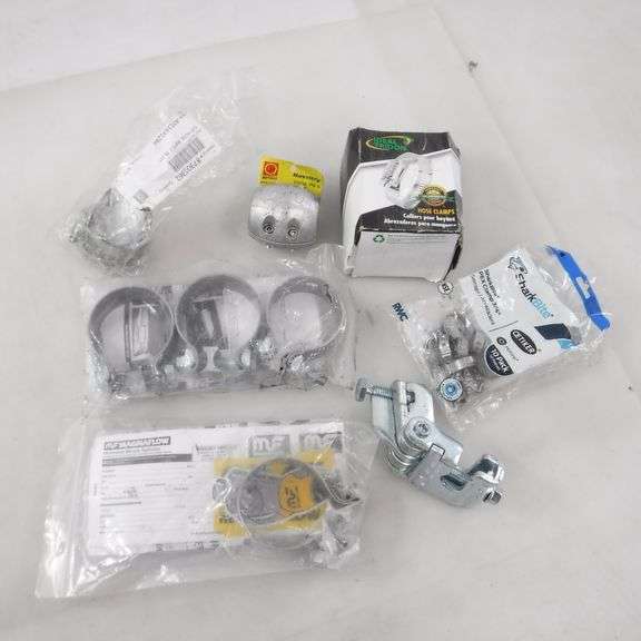 Assortment of Clamps - Hose Clamps Variety of Sizes and Types - Dutch Goat