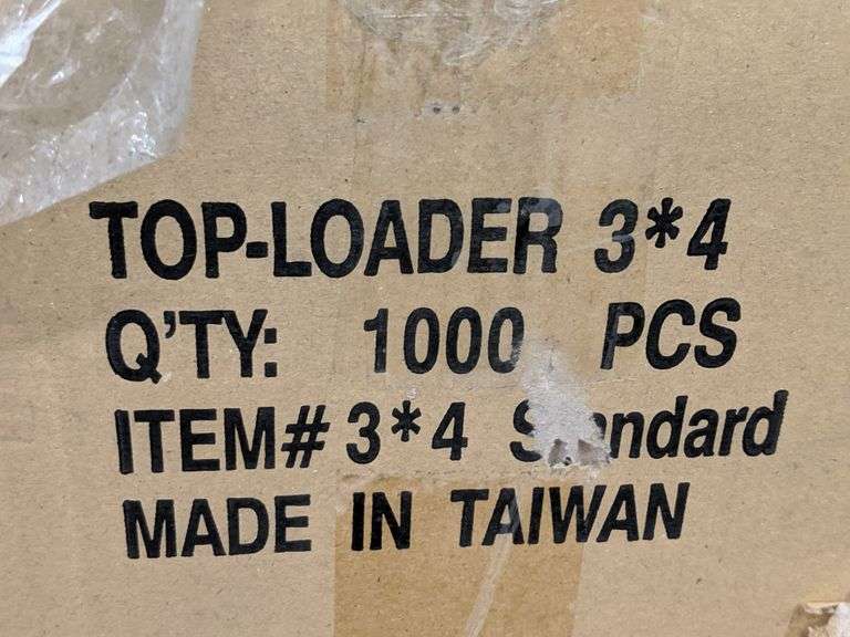 Cardboard Gold Top Loaders Card Holders 1000 Pieces - Dutch Goat