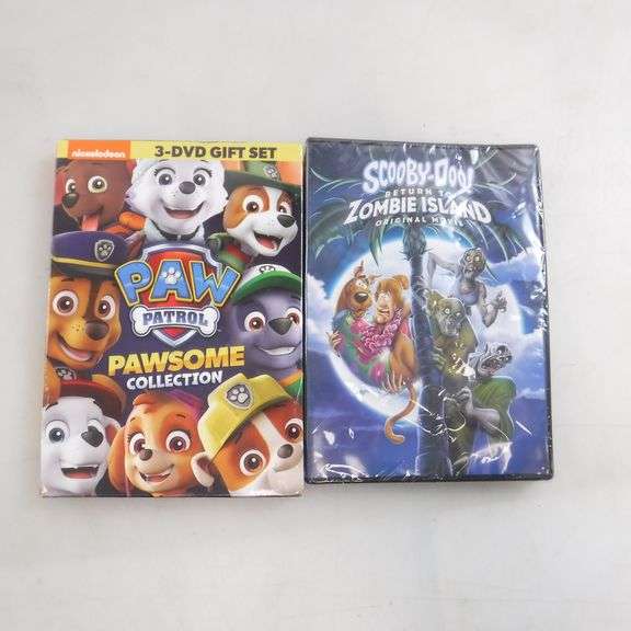 Assortment Of 2 Kids DVD Movies: Scooby-Doo! And Paw Patrol 3 DVD Set ...