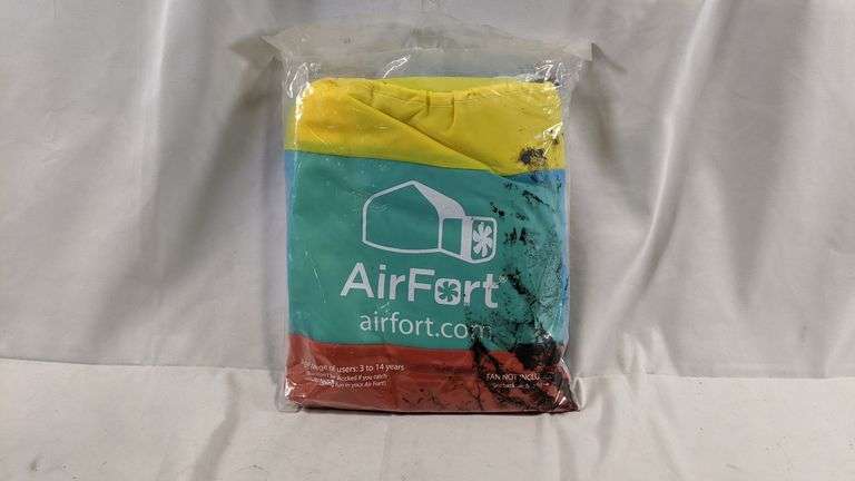 Airfort Blue Beach Ball Air Fort - 77in x 50in - Ages 3-14yrs *Fan Not ...