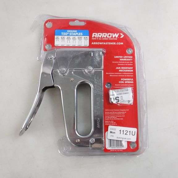 Arrow Heavy Duty Staple Gun Tacker T50 - Dutch Goat