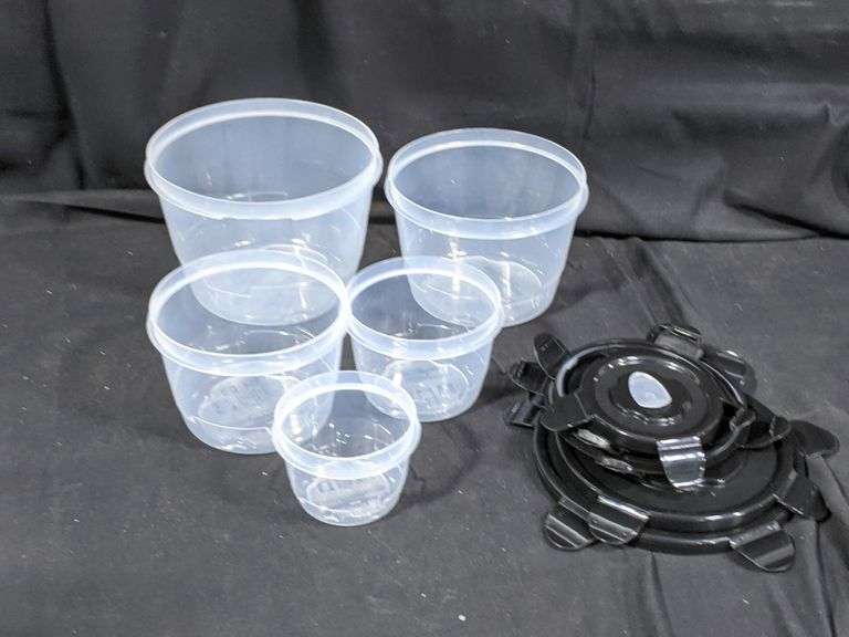 Assortment Of 20 Chef Tested: Food Storage Containers With Snap On Lids ...