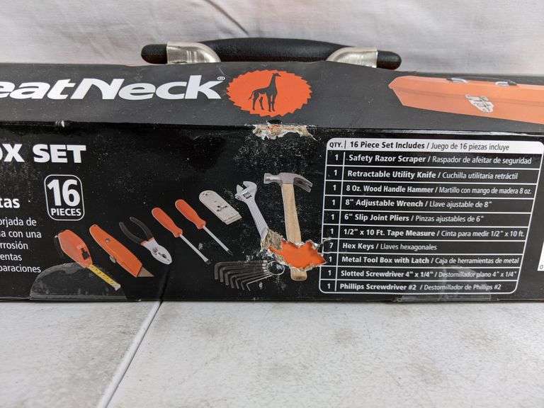 Great Neck Tool Box Set 16/Pcs - Dutch Goat