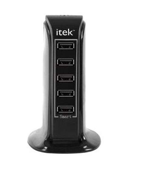 Itek Charge Tower 5 Port Desktop Charger - Dutch Goat