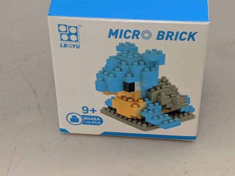 Assortment of 2 Micro Brick Characters - Pokémon Figures Both Blue ...