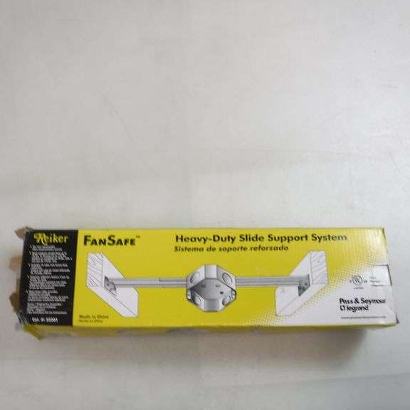 Pass & Seymour 55501 Heavy Duty Octagon Wall Mount Fan Support Slide ...