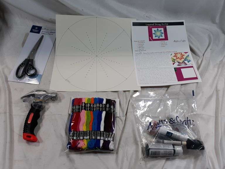 Lot of 5 Adults and Crafts Layered String Art Kits - Packed into 2 ...
