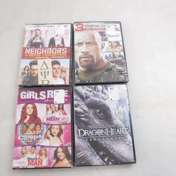 Assortment Of 4 DVD Movies: Dwayne Johnson 3 Movie Actionpack ...