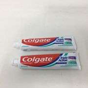 Lot of 2 Colgate Fluoride Toothpaste Triple Action - Mint - Dutch Goat
