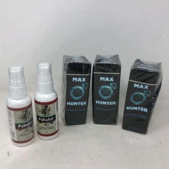 Lot Of 5 Max Hunter Gel And Spray - Dutch Goat