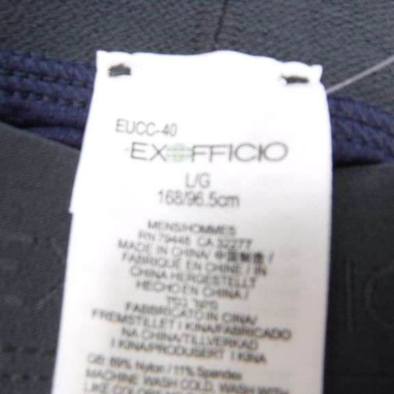 Exofficio Men's Navy Blue Boxer Briefs Size Large - Dutch Goat