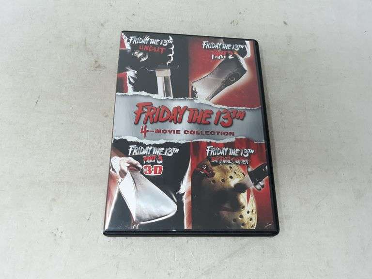 Friday the 13th 4-Movie Collection DVD Pack - Rated R * Open Case ...