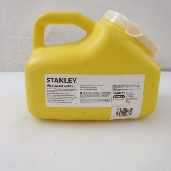 Stanley Blade Disposal Container For Utility Knife Blades/Single Edged ...