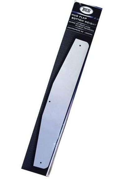 Stainless Steel 4"x 24" Bottom Mud Flap Weights Box Of 2 - Dutch Goat