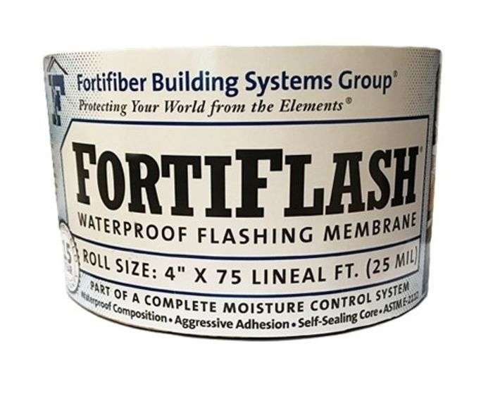 4" x 75' FortiFlash Waterproof Flashing Membrane - Dutch Goat