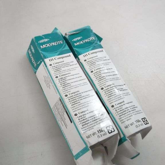 Lot Of 2: Dupont Molykote 111 Compound 150G Tube - Used For Damping ...