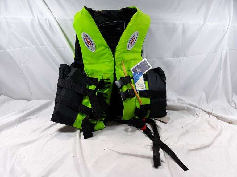 NBY Adult Life Jacket - Green and Black - Dutch Goat