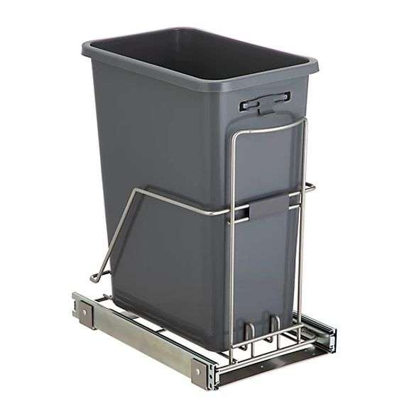 ORG Well Organized Sliding Under Cabinet Trash Can - 29 Liter/7.6 ...